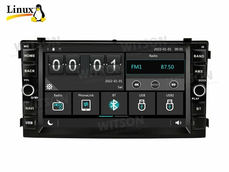 Автомагнитола Android 14 для KIA CEED 2007-2009, 7" Linux Type