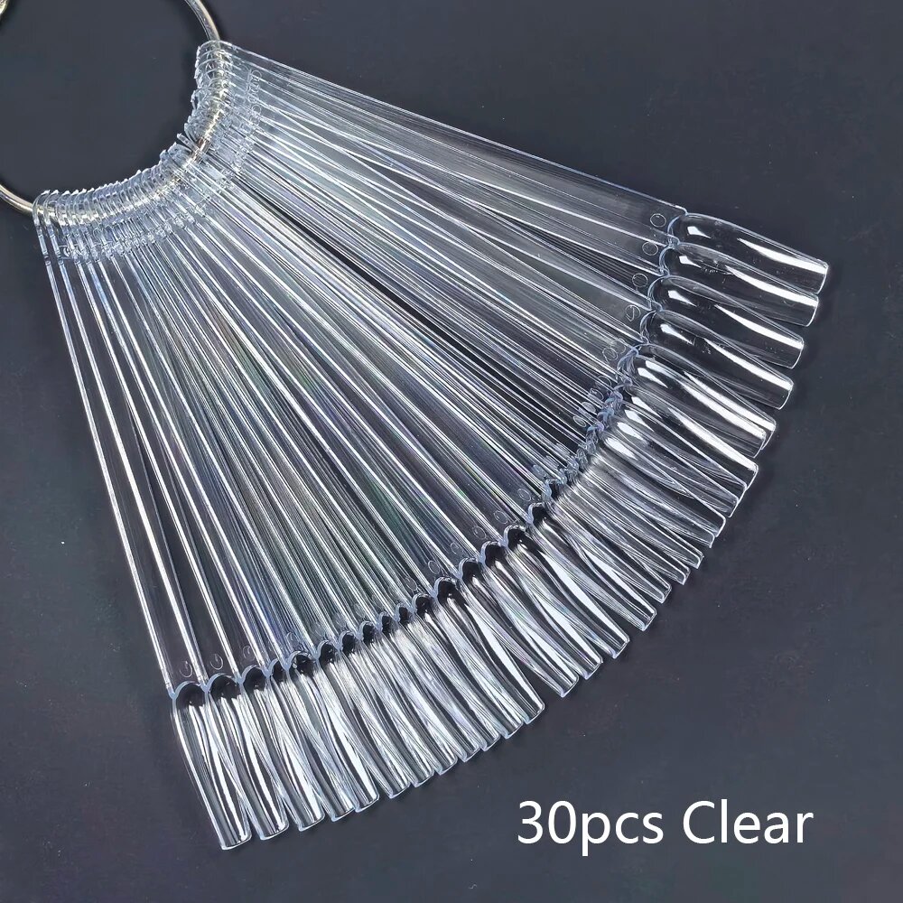 Подставки для ногтей Clear 30pcs