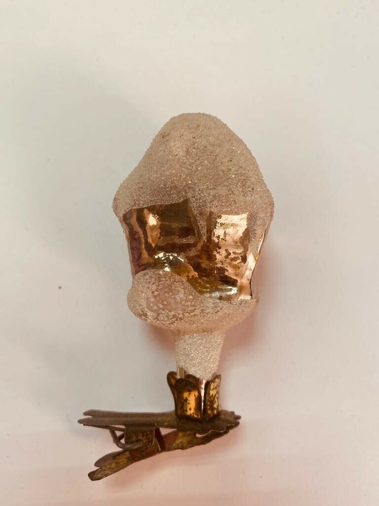 Елочная игрушка Домик ледяной Винтаж из СССР