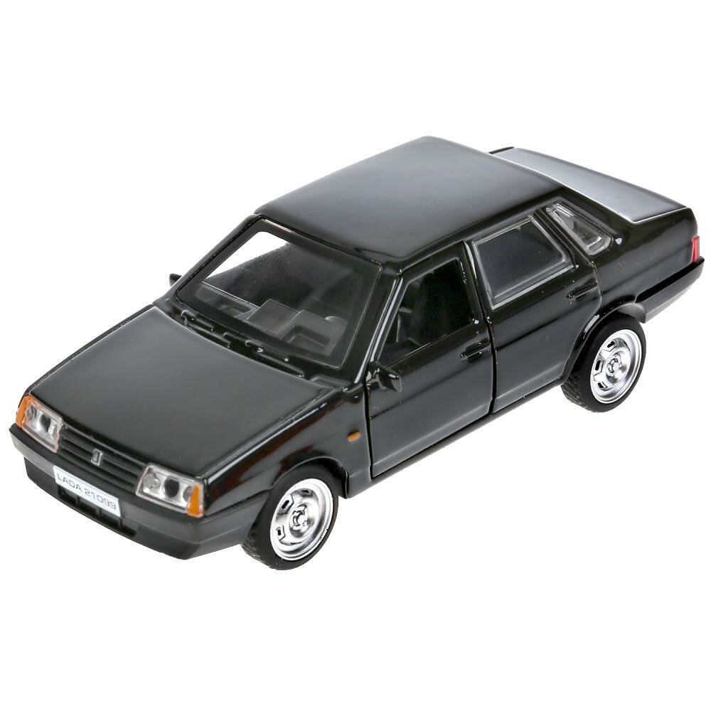 Инерционная металлическая модель LADA-21099 Спутник 12 см, черный