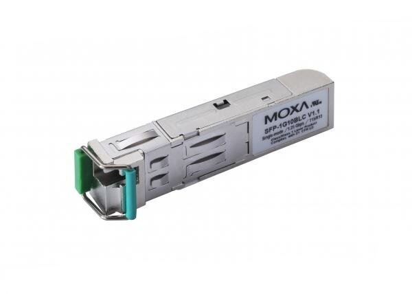 Трансивер MOXA SFP-1G10BLC-T Interface module 1x1000 single fiber port, LC, 10Km, needs A module, t:-40/+75
