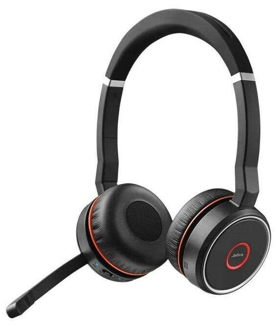 Гарнитура беспроводная Jabra Evolve 75 Stereo MS incl. Link 370 / Bluetooth (USB Type-A) / (020083)