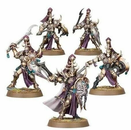 Смола вархаммер 40000 миниатюра Warhammer AOS Hedonites of Slaanesh Myrmidesh Painbringers миниатюры днд Фигурка для настольной игры