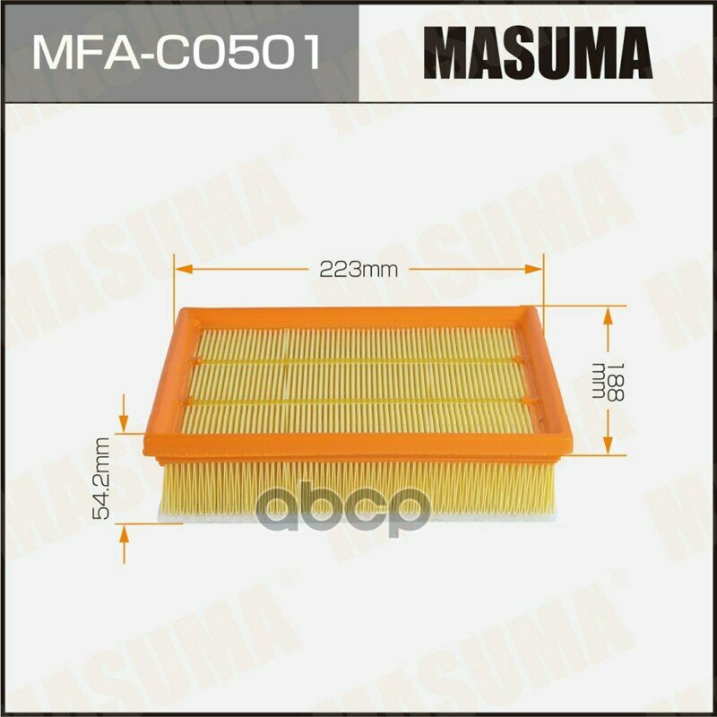 Воздушный фильтр CHANGAN UNI-K 2022- Masuma арт. MFA-C0501