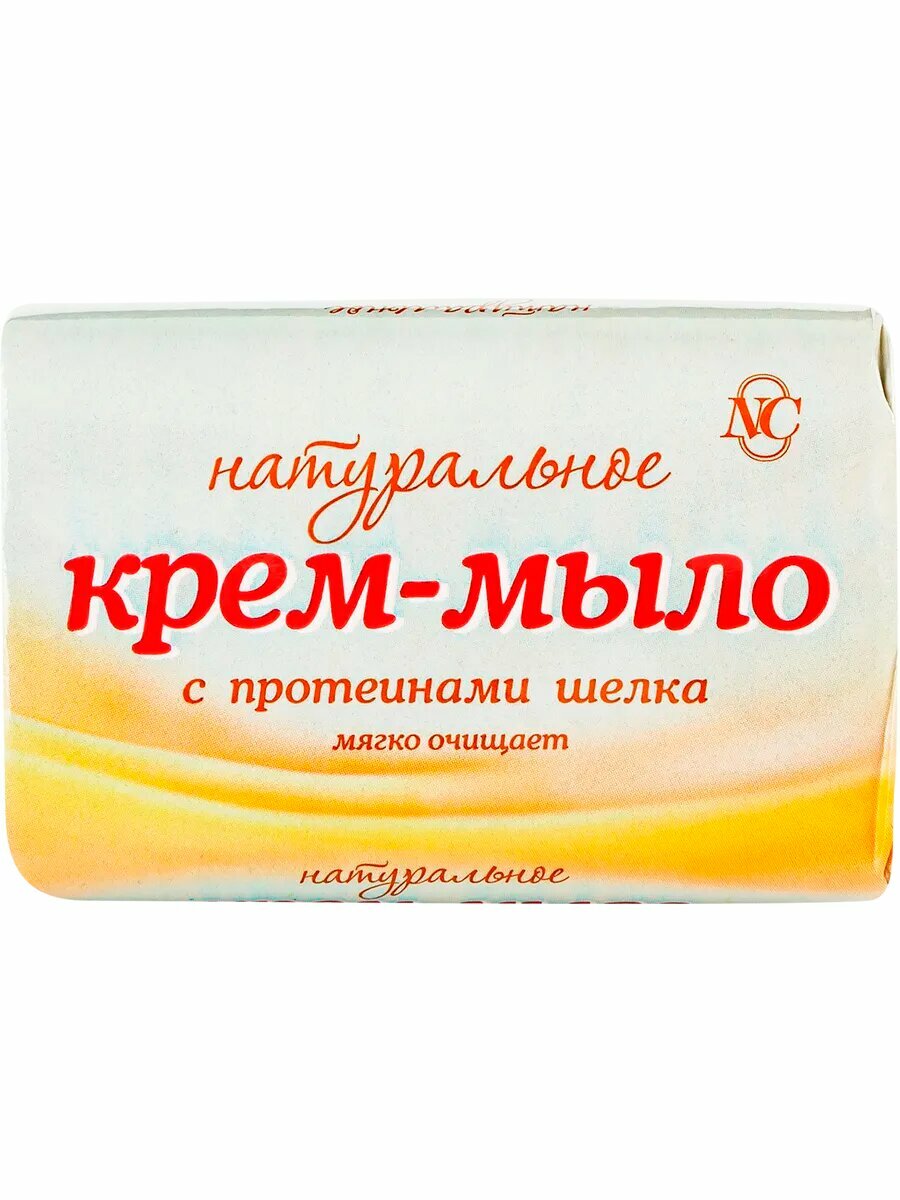Крем-мыло невская косметика Натуральное с протеинами шелка,