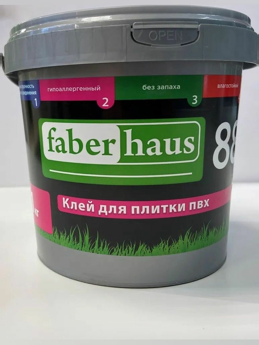 Клей для плитки пвх Faberhaus 88, 1 кг