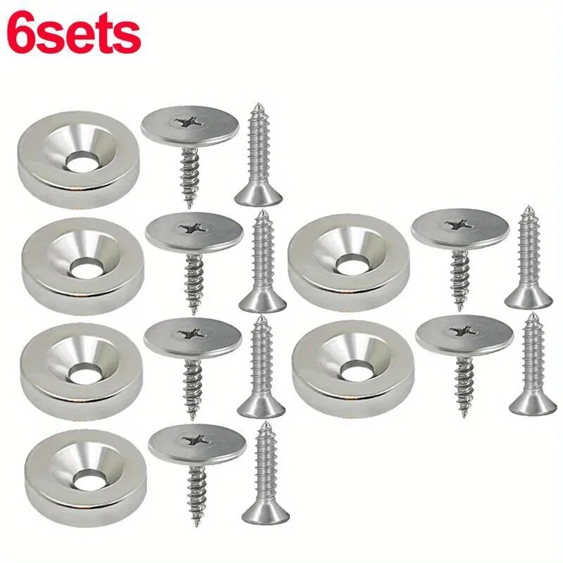Магнитная защелка для шкафа, 6sets