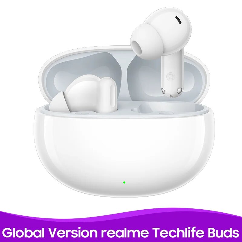 Realme Techlife Buds Global Version наушники Белый, White