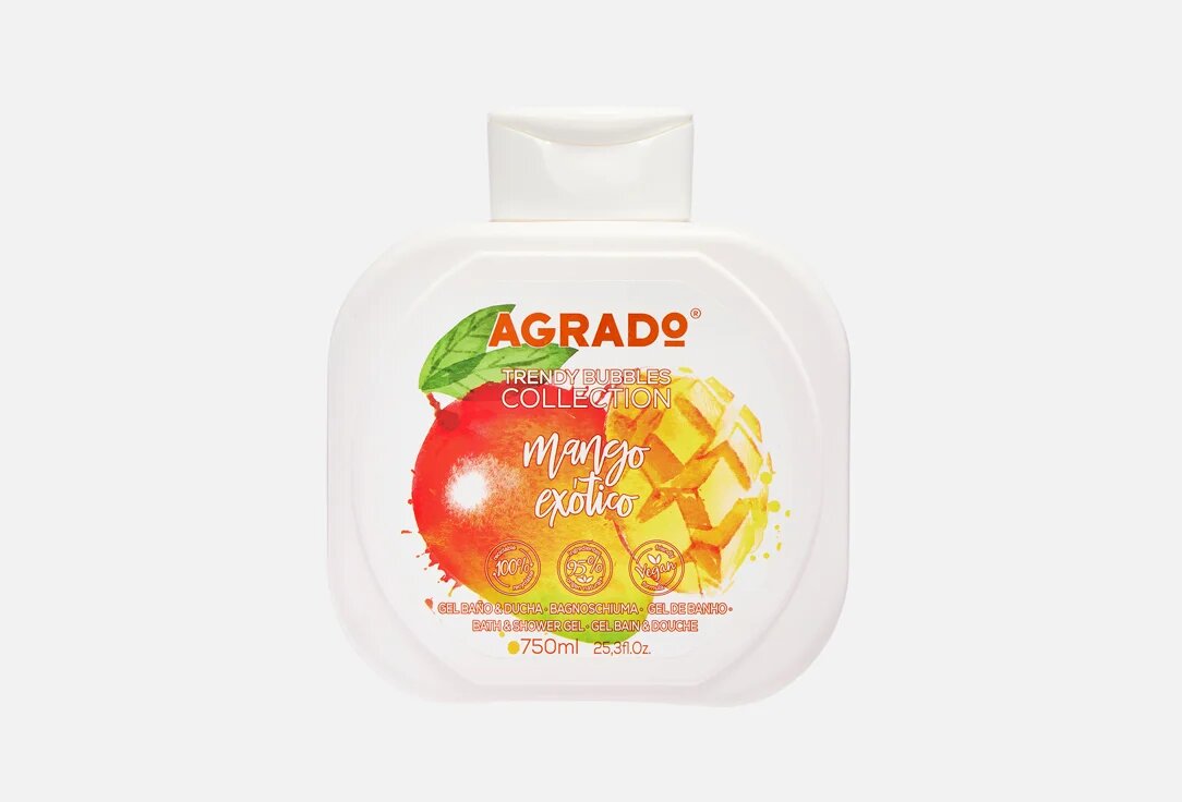 AGRADO Exotic Mango Гель для душа 750мл