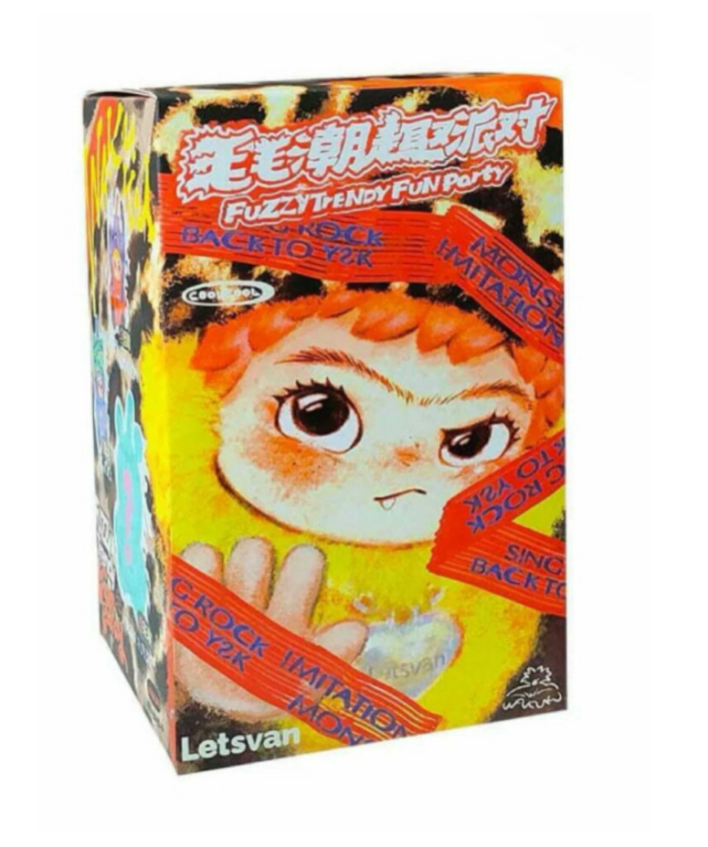 LETSVUN игрушка Wakuku Fuzzy Trendy Fun Party Blind Box 13 см