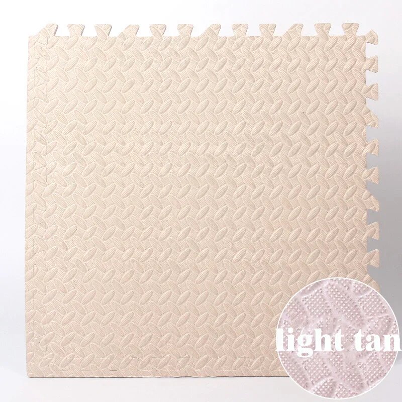 Детский коврик-пазл из ЭВА-пены Бежевый, 9pcs, Light tan