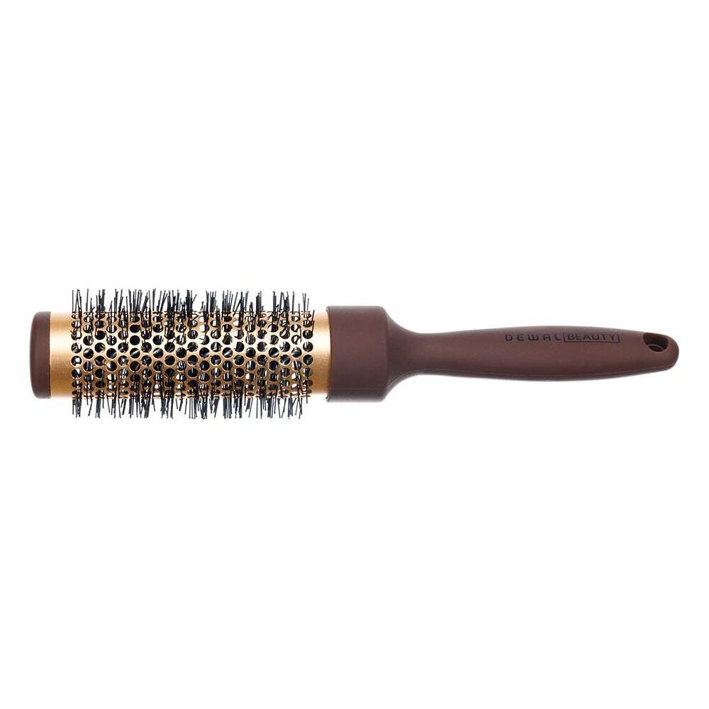 Dewal Beauty DBBM5713 Брашинг dewal beauty серия молочный шоколад с керамическим покрытием и ручкой soft touch, 35 мм