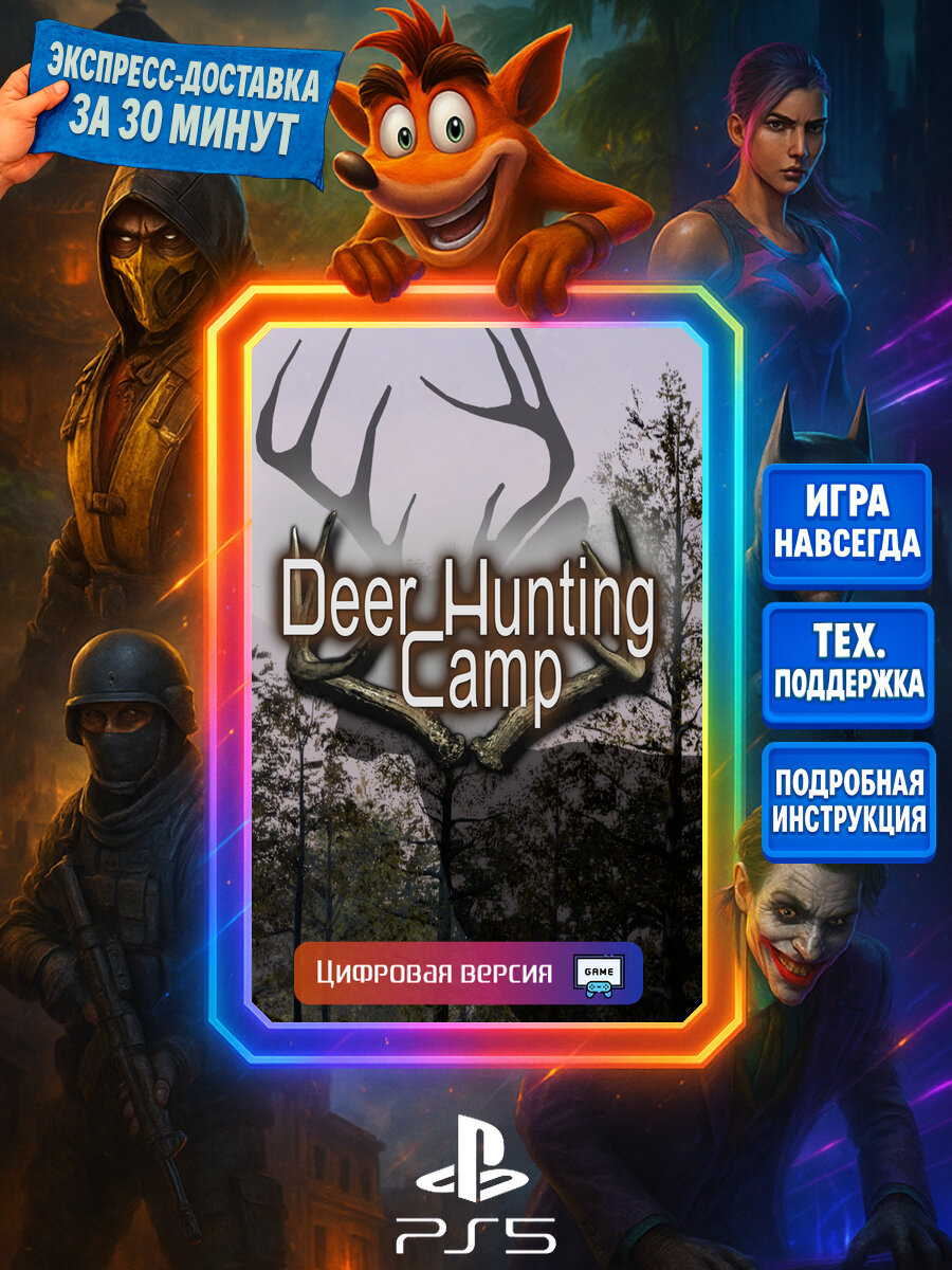 Deer Hunting Camp PS5 | Моментальная доставка | Английский язык | Симуляторы
