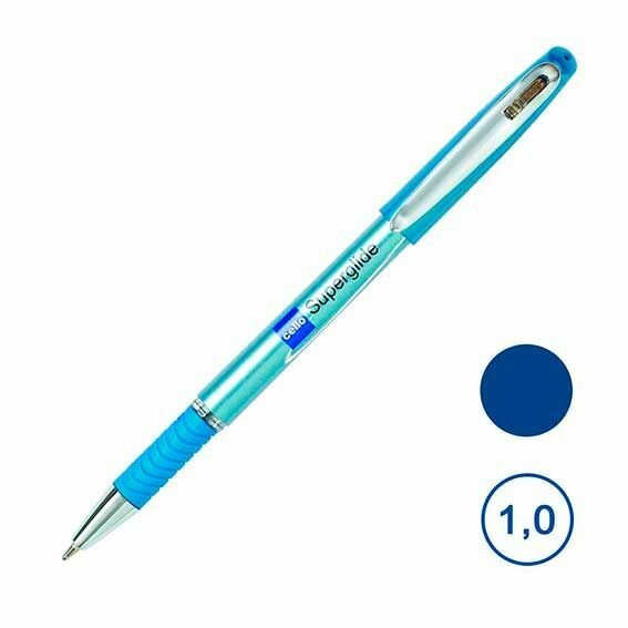 Ручка масляная шариковая Cello SuperGlide 0515, синяя, 0,5 мм