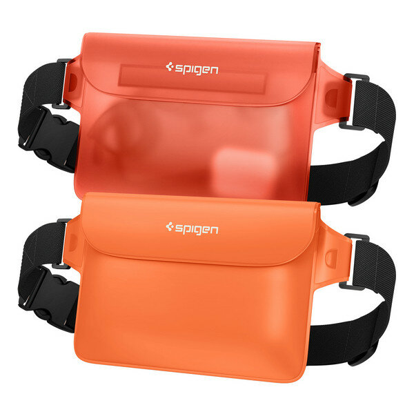 Водонепроницаемая сумка Spigen Aqua Shield WaterProof Waist Bag A620 2 шт. (AMP06021) Sunset Orange