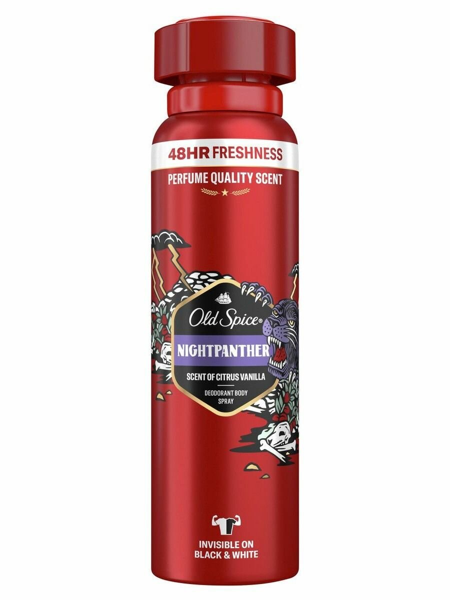 Old Spice Дезодорант-спрей Nightpanther, 150мл
