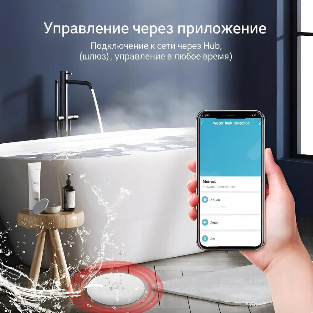 Zigbee3.0 Датчик протечки — фото 1