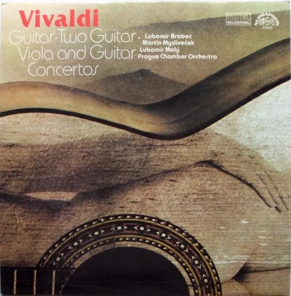 Antonio Vivaldi - Lubomír Brabec, Martin Mysliveček, Lubomír Malý, Prague Chamber Orchestra - Koncerty Pro Kytaru = Guitar Concertos NM