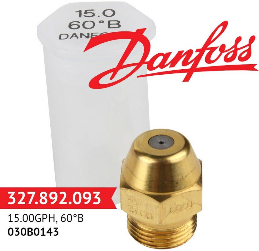 Топливная форсунка Danfoss 15.00GPH,60B 030B0143