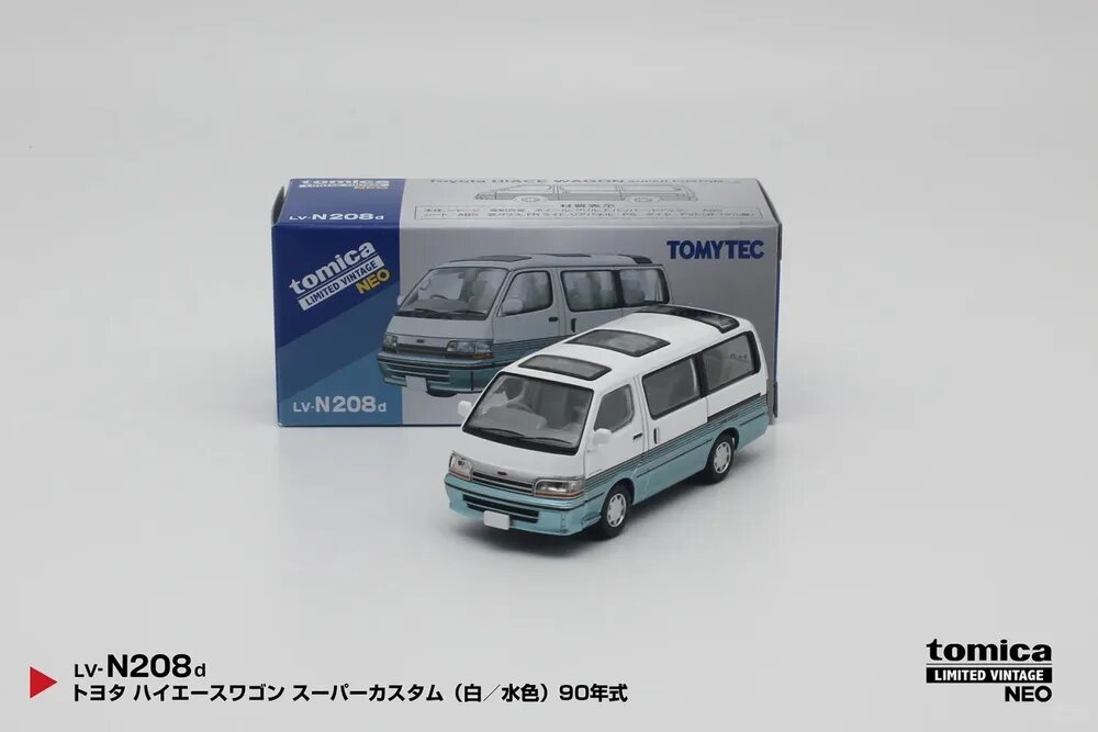 Машинка Tomytec TLV 1:64 LV-N208d Toyota Hiace wagon super custom