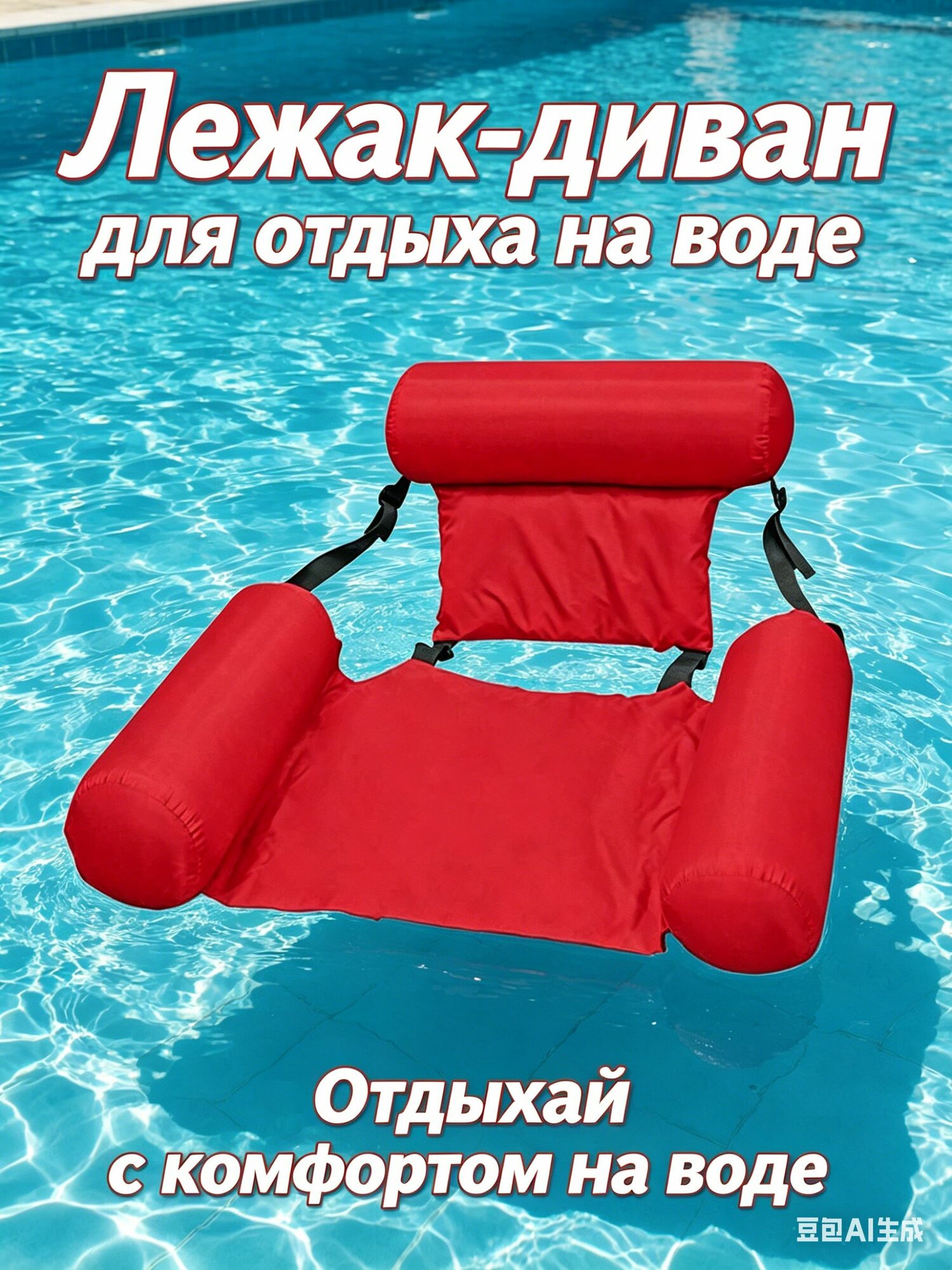 Кресло надувное 120х110 см