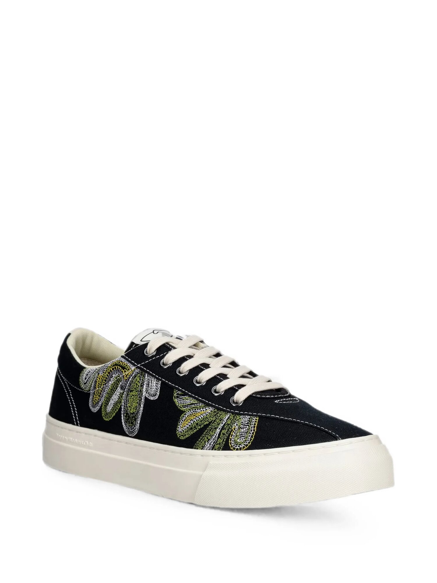 Кроссовки Stepney Workers Club Dellow embroidered canvas sneakers, размер 41 — фото 1