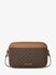 Сумка кросс-боди MICHAEL KORS, фактура рельефная, brown