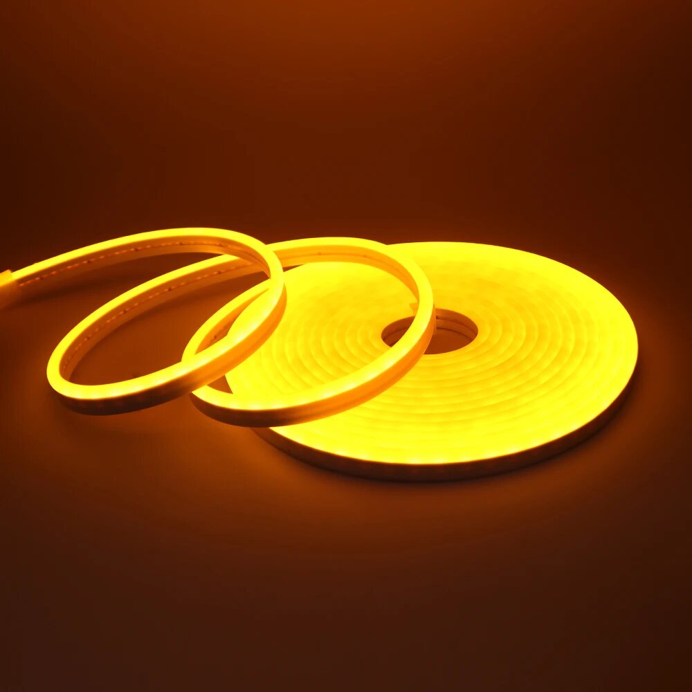 RGBCW гибкая светодиодная лента 12В 120LED/м Желтый, 3 м
