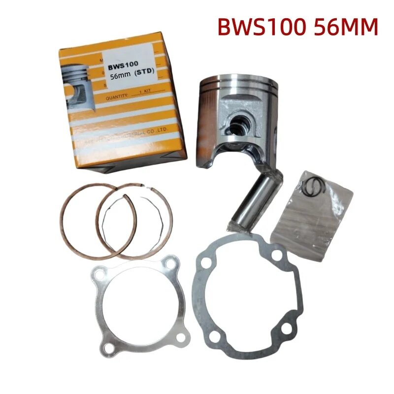 Подходит для Yamaha BWS100 4VP AXIS, поршневые кольца 54 мм, 55 мм, 56 мм, 14-пиновые. 56mm