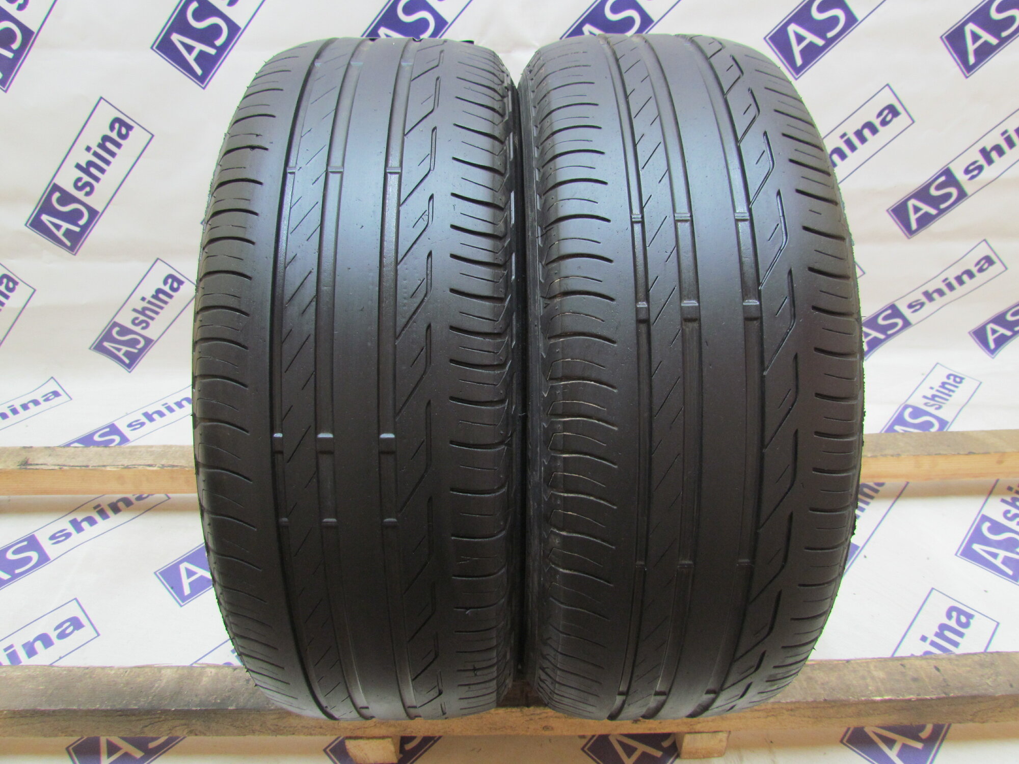Комплект (2 шт) Bridgestone Turanza T001 195 55 R16 летние БУ шины более 35% износ , артикул 0016404