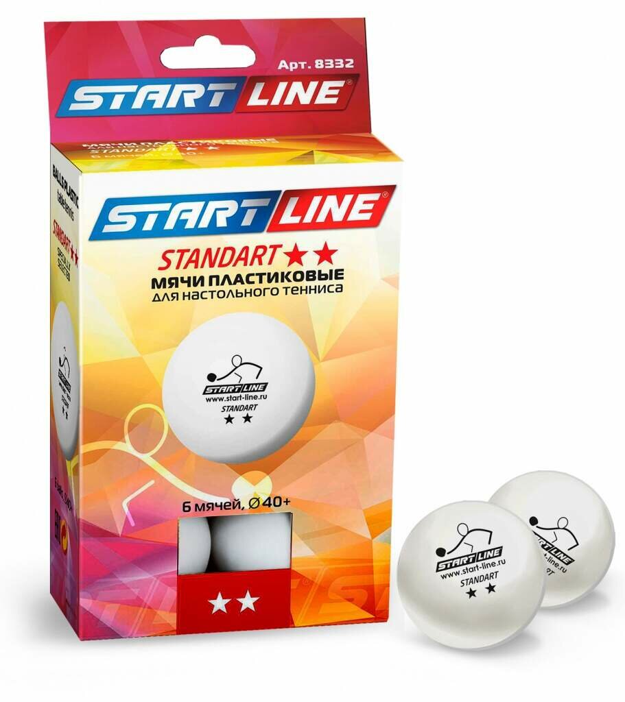 Мячи для настольного тенниса START LINE Standart**