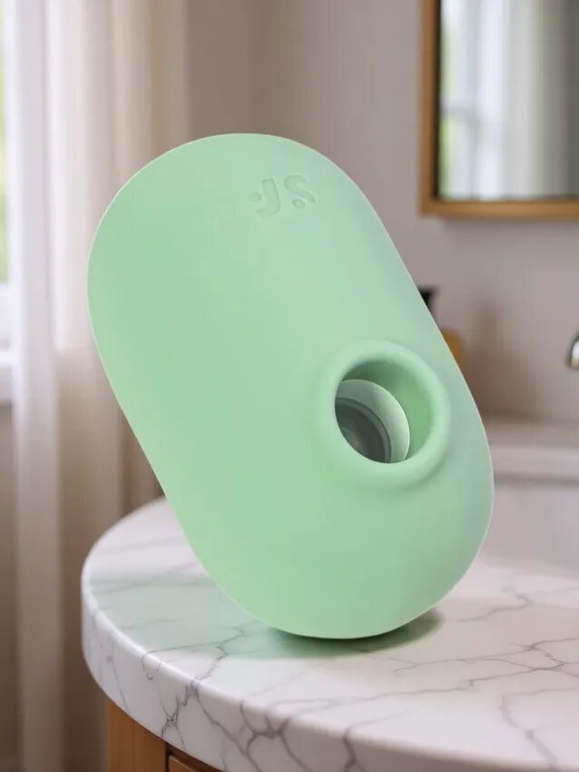 Мятный вакуумный вибростимулятор клитора Satisfyer Pro To Go 2 - мятный