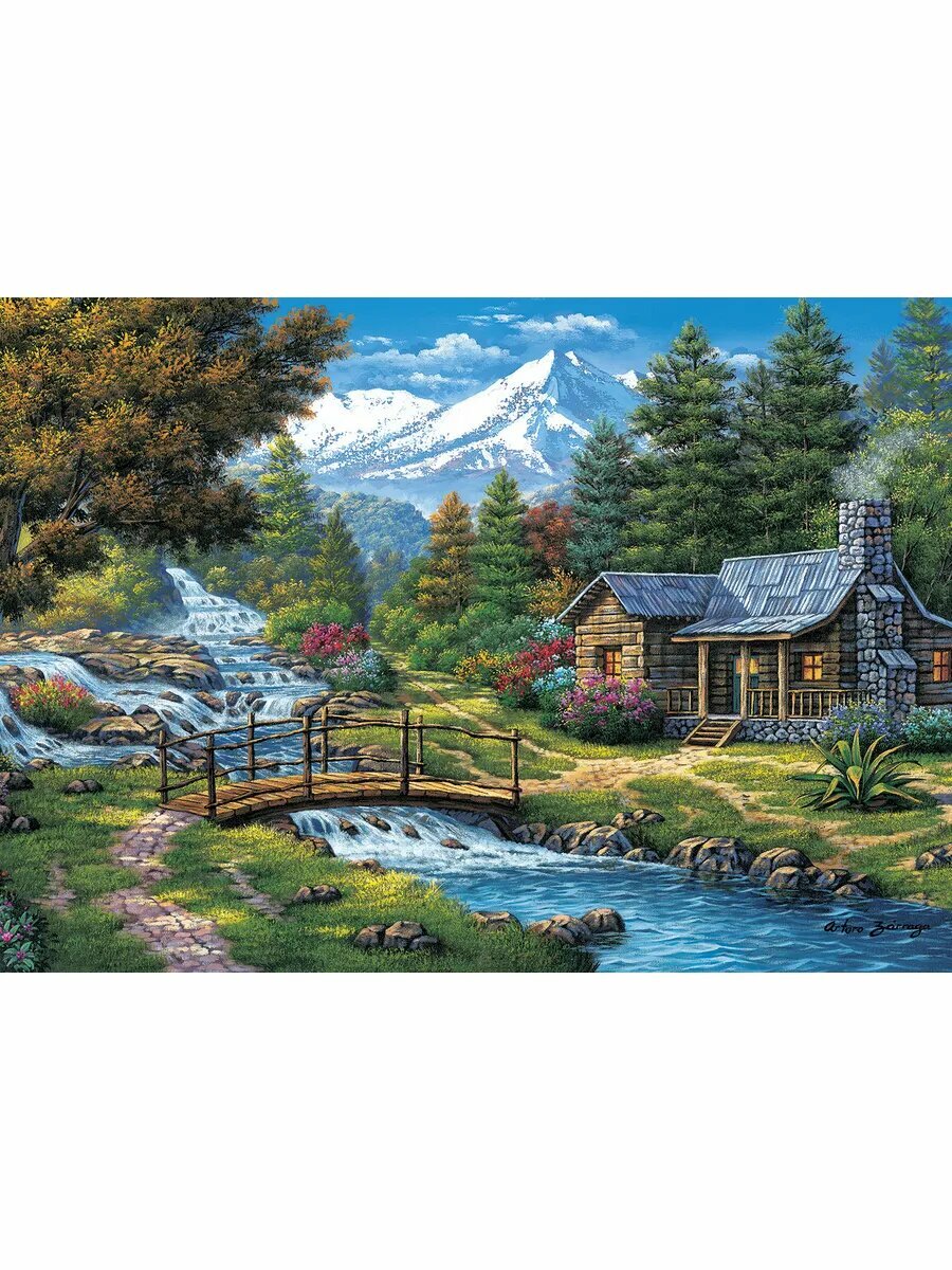 ART PUZZLE Два каскада 2000 дет. — фото 1