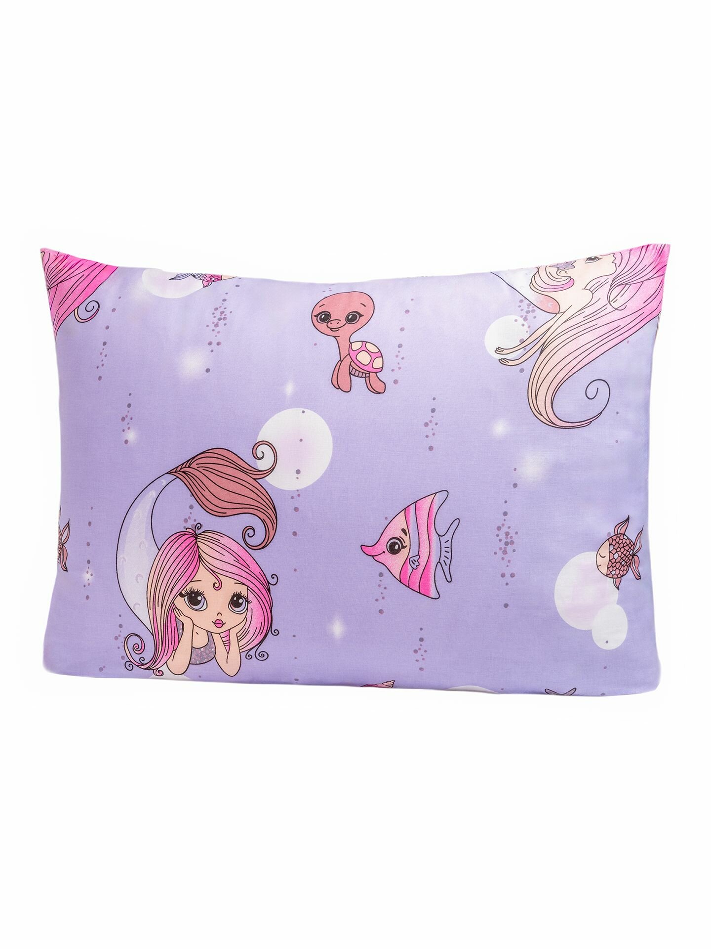 Наволочка на молнии Arneo Home Ariel Vio 40x60 см, 1 шт, 100% хлопок