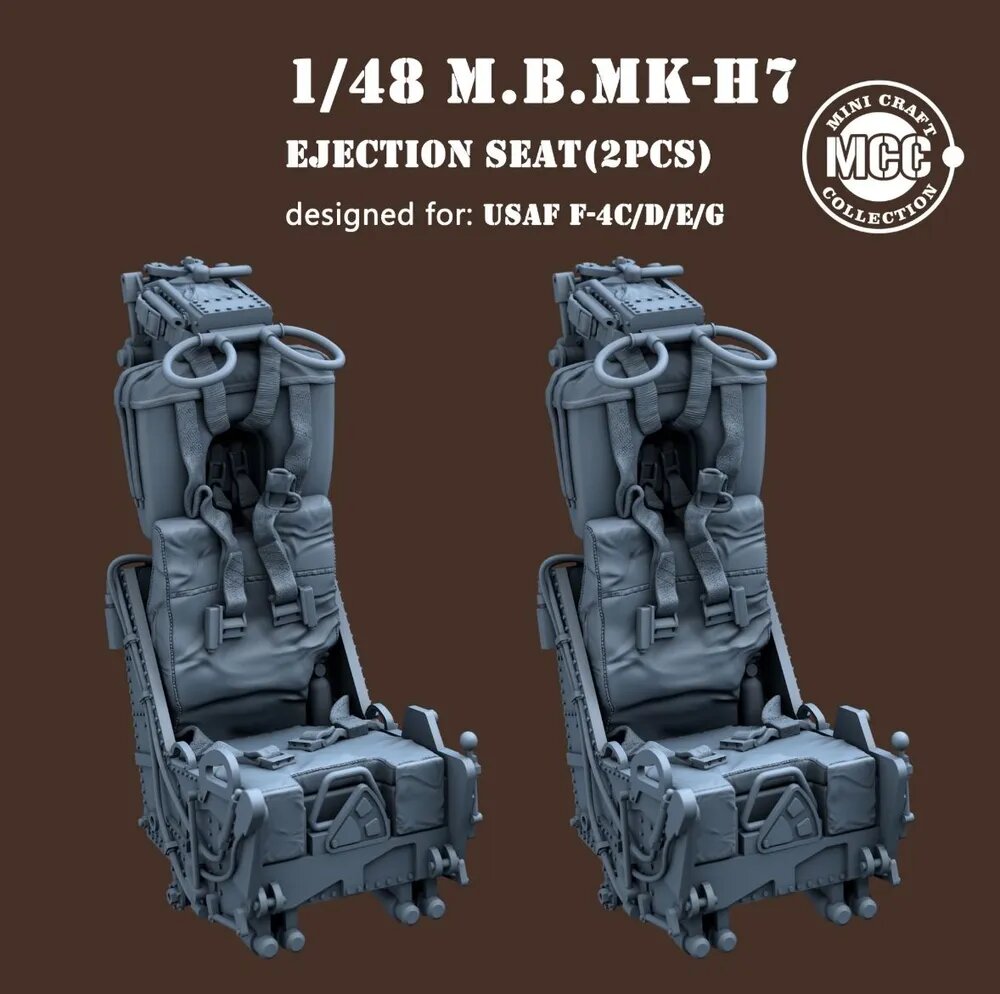 MCC 4806/4807 1/48 Martin-Baker Mk-H7 Катапультируемое кресло for F-4 Фантомы(2pcs)