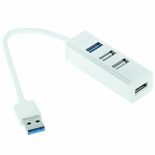 USB-разветвитель, скорость передачи данных 5 Гбит/сек, цвет- серый, надежный