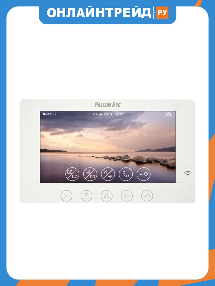 Видеодомофон Falcon Eye Cosmo HD Wi-Fi белый
