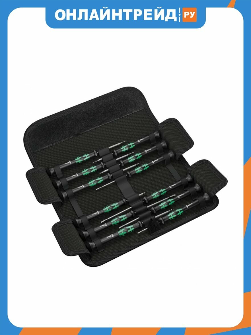 Набор отверток для электронщиков Wera Kraftform Micro-Set/12 SB 1