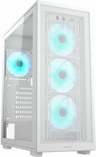 Компьютерный корпус Cougar MX220 RGB (MX220 White) белый - Midi Tower, ATX, USB 3.2 Gen 1 Type-A, USB 2.0 Type-A