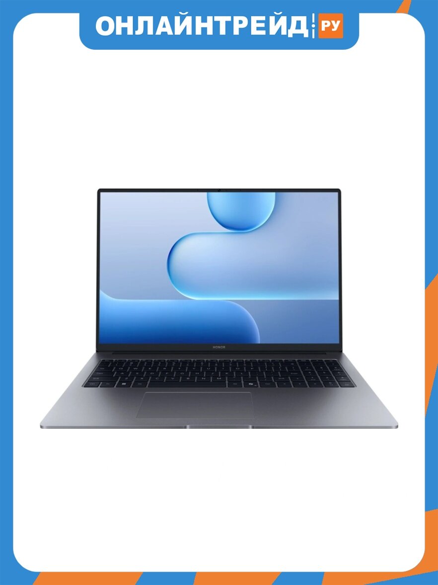 Ноутбук Honor MicBook X16 16" WUXGA IPS 60Hz 300nits Ultra 5 125H(1.2ГГц), 16Гб LPDDR4x, SSD 1Тб, Intel Arc Graphics, Win11, Grey (5301ARGM)