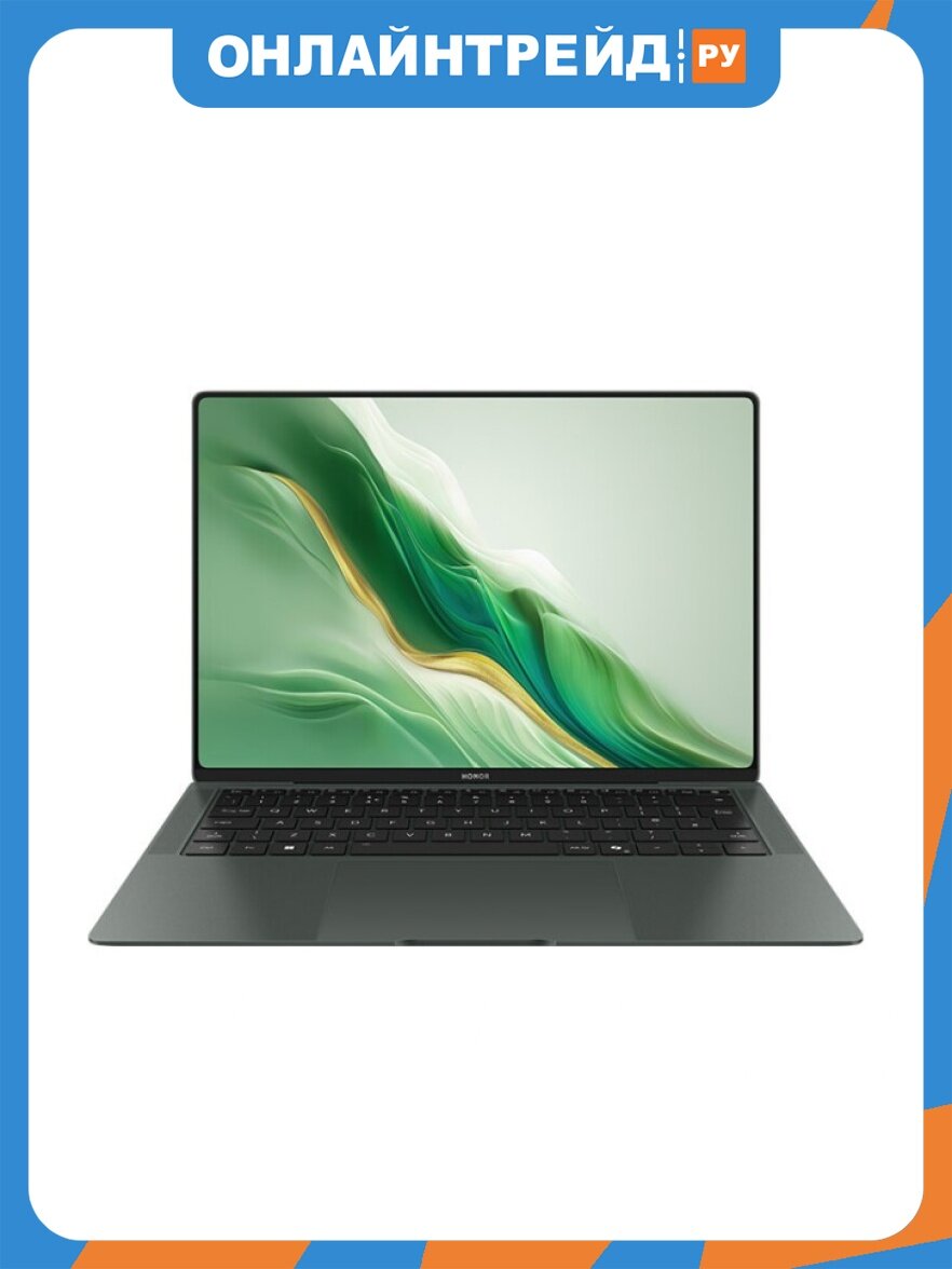 Ноутбук Honor MicBook Art 14 14.6" 3K OLED 120Hz 700nits Touch Ultra 5 125H(1.2ГГц), 32Гб LPDDR5x, SSD 1Тб, Arc Graphics, Win11, Green (5301AKXN)