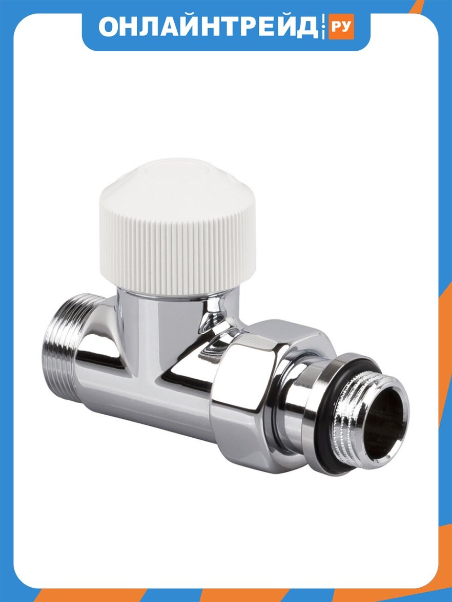 Клапан SR Rubinetterie Tondera прямой термостатический 1/2"х3/4" Е, цвет хром