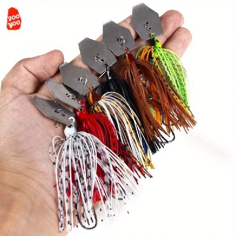 Набор из 6 шт: Приманки Chatterbait 10 см/11 г