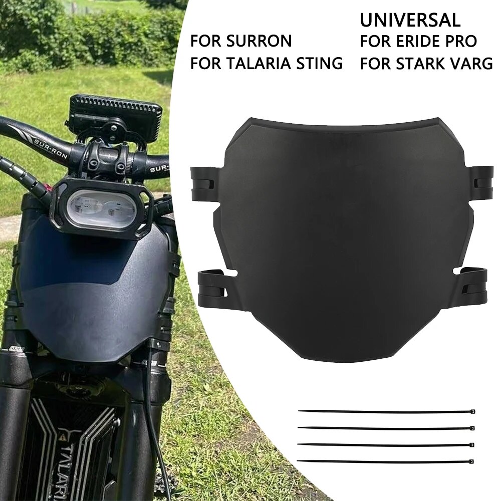 Держатель Номерного Знака Suron S X Из ПВХ Для Электромотоциклов Stark Varg, Talaria Sting, black