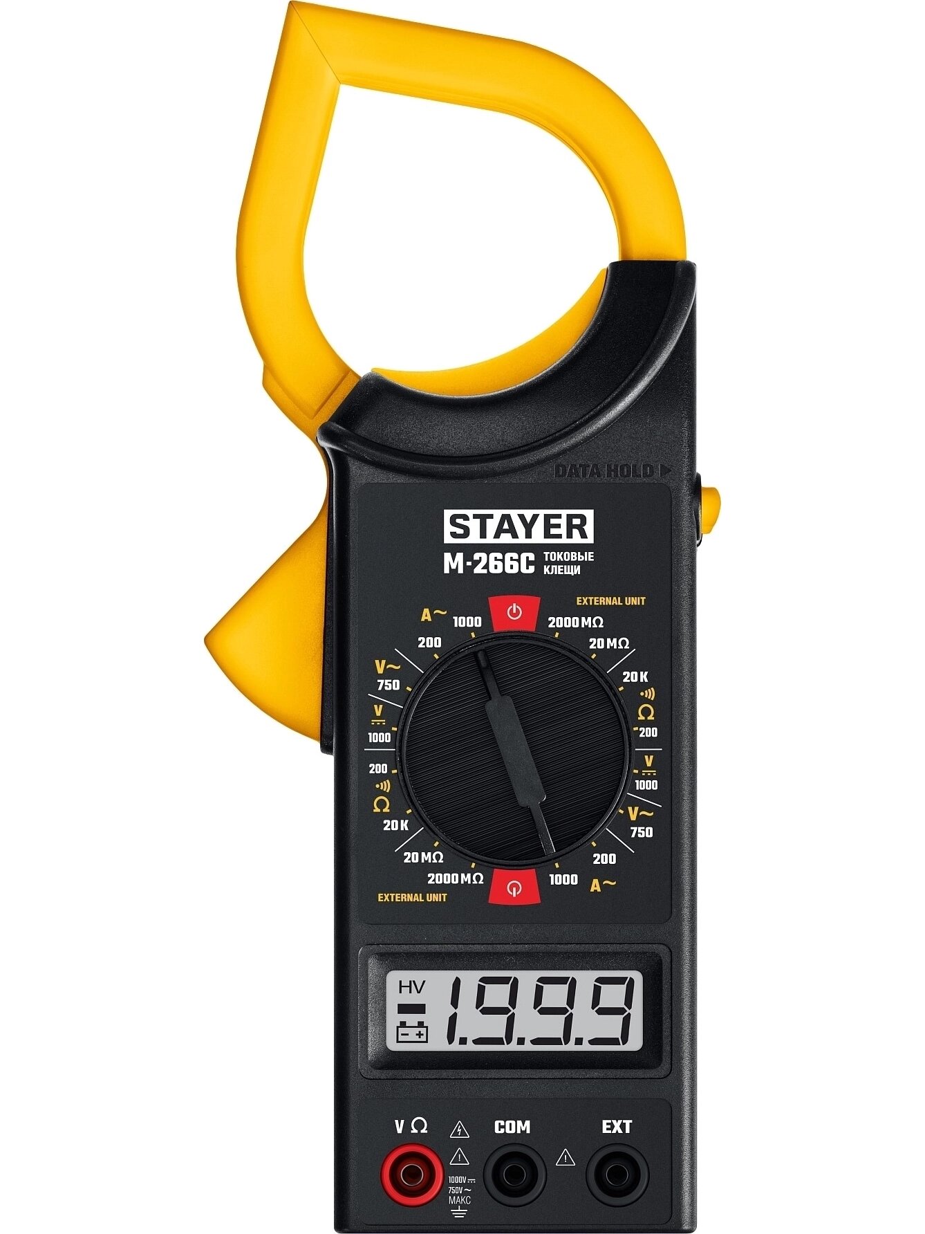 Цифровые токовые клещи STAYER M266C