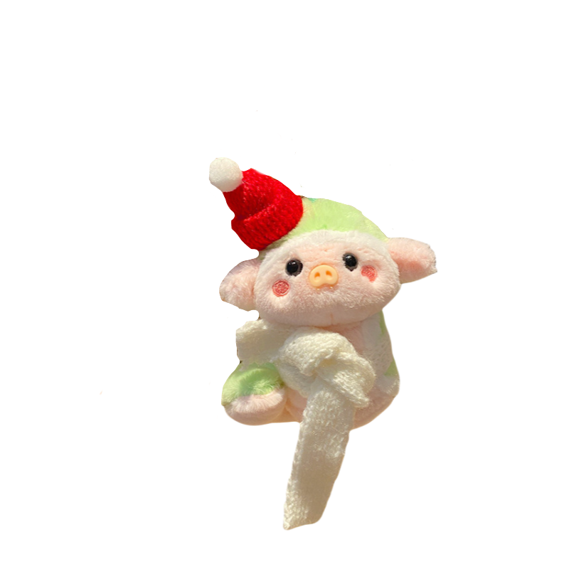 Игрушка-брелок унисекс YANGWAWAHEXIAOXIONGTIAOWU милая свинка и змея, 10CM EU