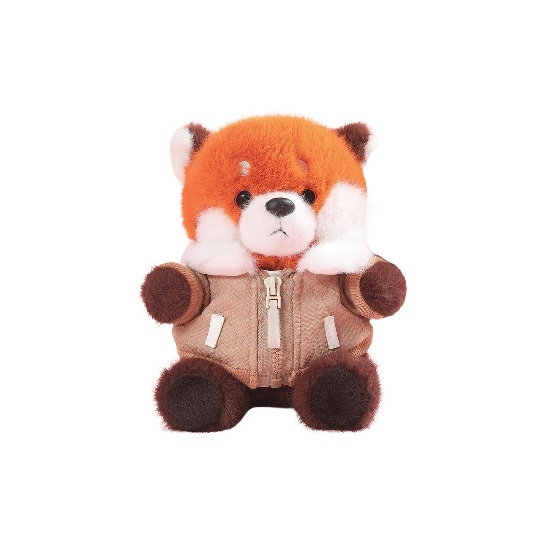Плюшевый шарм унисекс X3COMMUNE Little Raccoon Coffee Jacket Doll, 13 см