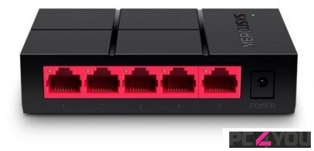 Коммутатор 5port Mercusys MS105G