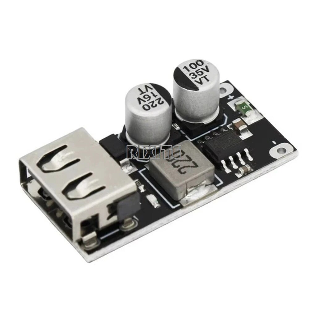 RIXITE USB QC3.0 QC2.0 DC-DC понижающий преобразователь 5В