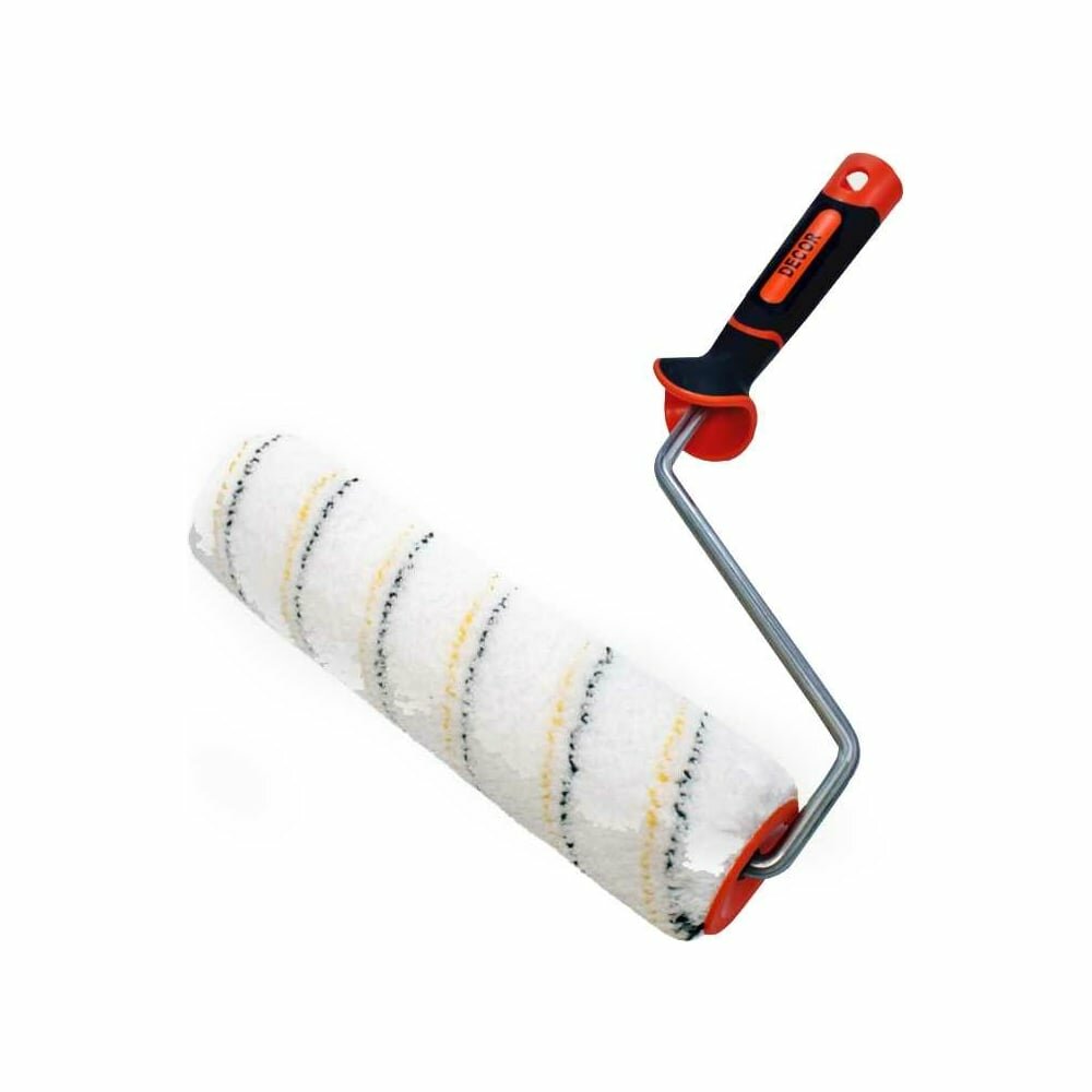 Валик DECOR PROFI с 2К ручкой, микрофибра, 250мм, d-50мм, ворс 9мм 550-4250 11607162
